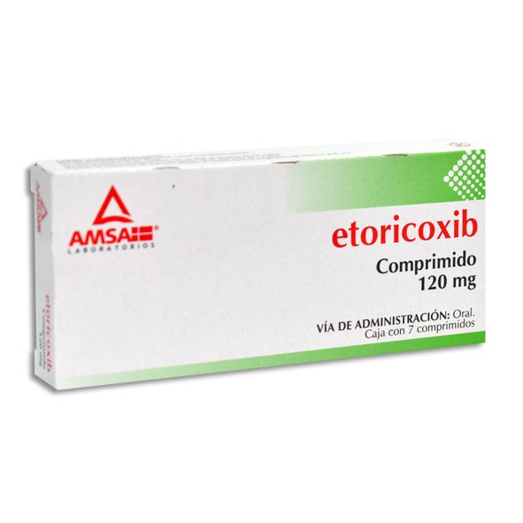 Etoricoxib 120mg 7 Comprimidos Amsa Laboratorios - Grupo Medical Integral